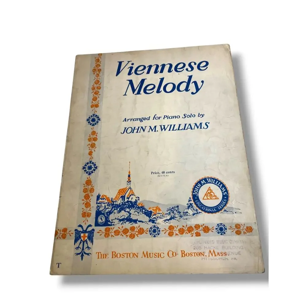 The Boston Music Co | Accents | 931 Viennese Melody Sheet Music ...